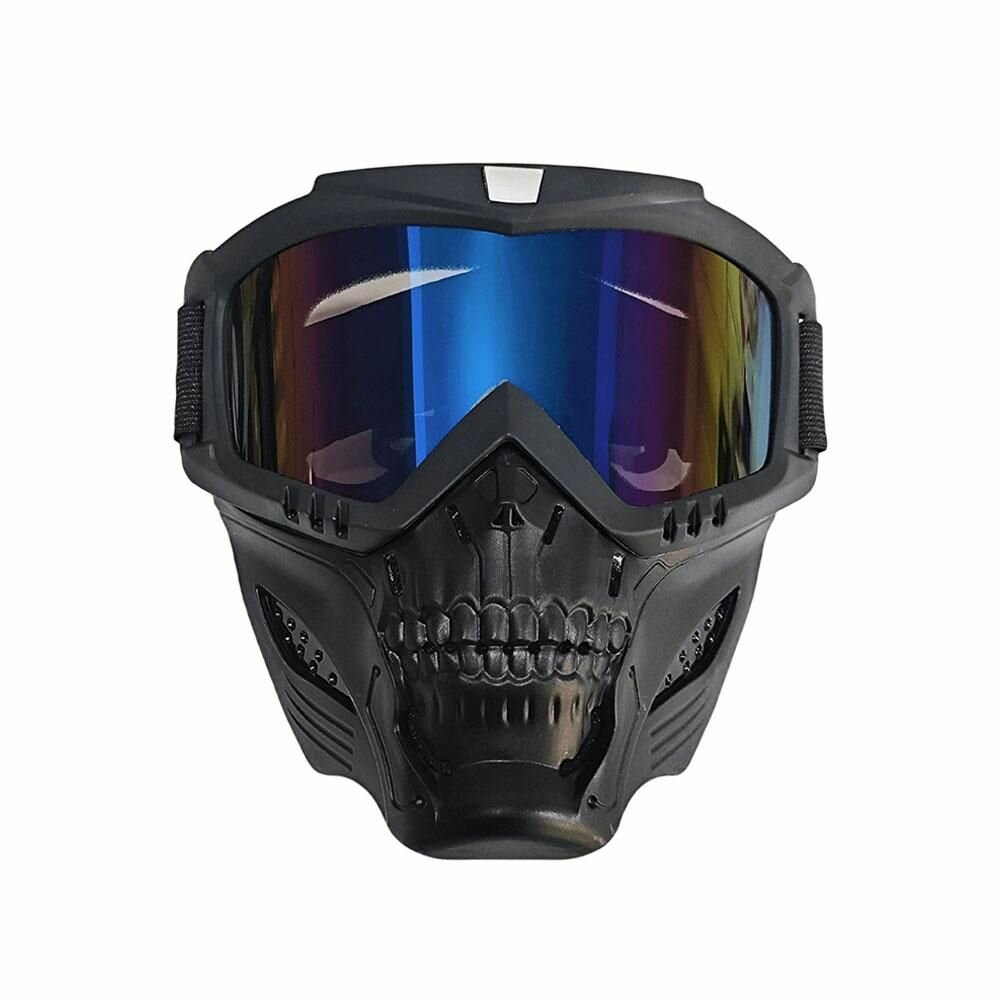 Классная уличная лыжная маска в форме черепа