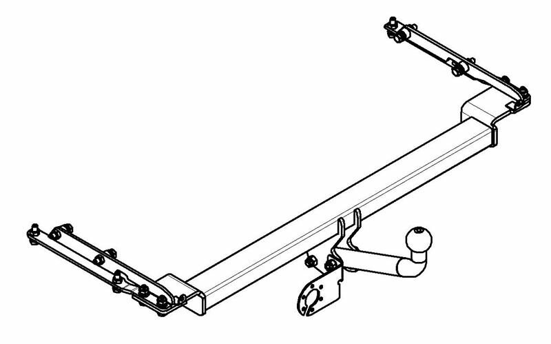 Фаркоп Avtos на NISSAN NOTE (2006) NS 19