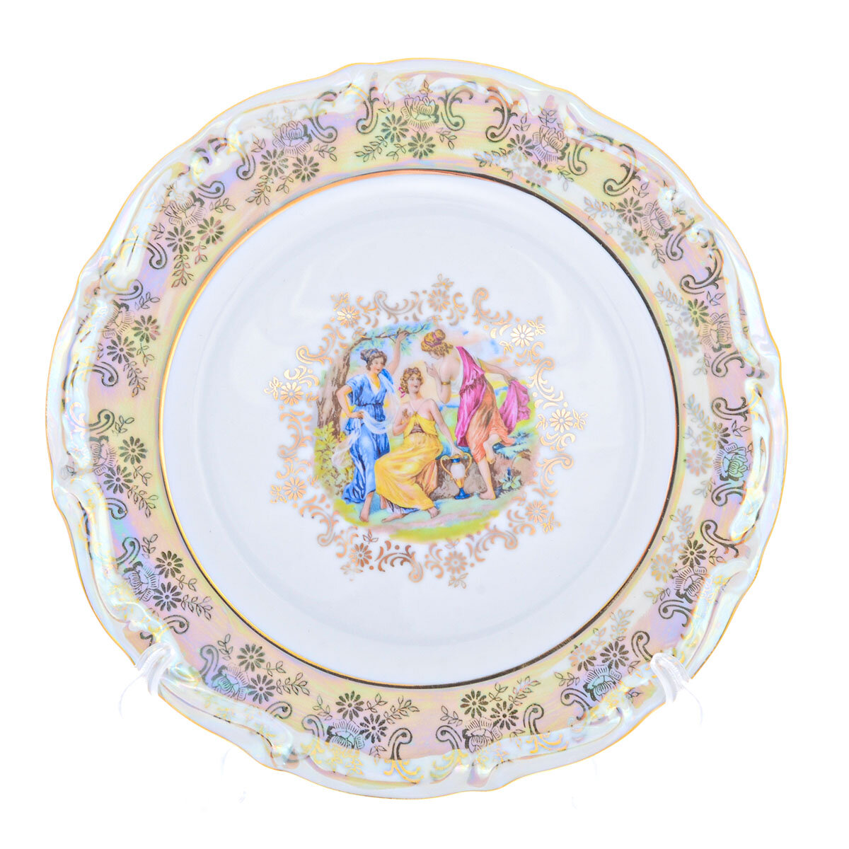 Набор тарелок Repast Мадонна перламутр Мария-тереза 25 см (6 шт)