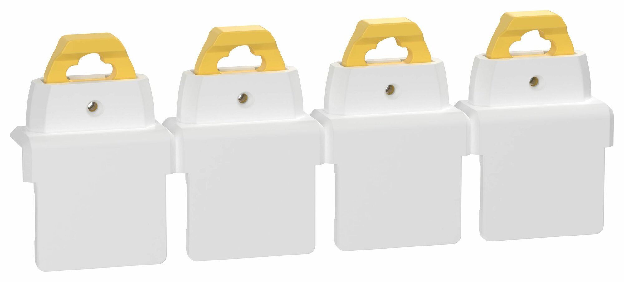 Заглушка вывода пломбировочная ARMAT OTL для модульного оборудования IEK, крепление к основанию, 4 шт