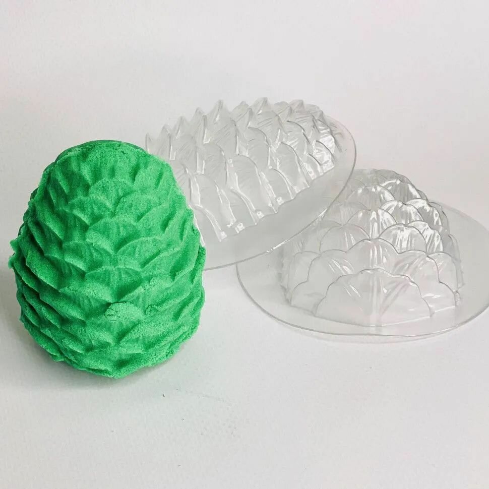 Формочка для мыла, шоколада, мармелада: Шишка для бомбочки форма Молд из толстого пластика