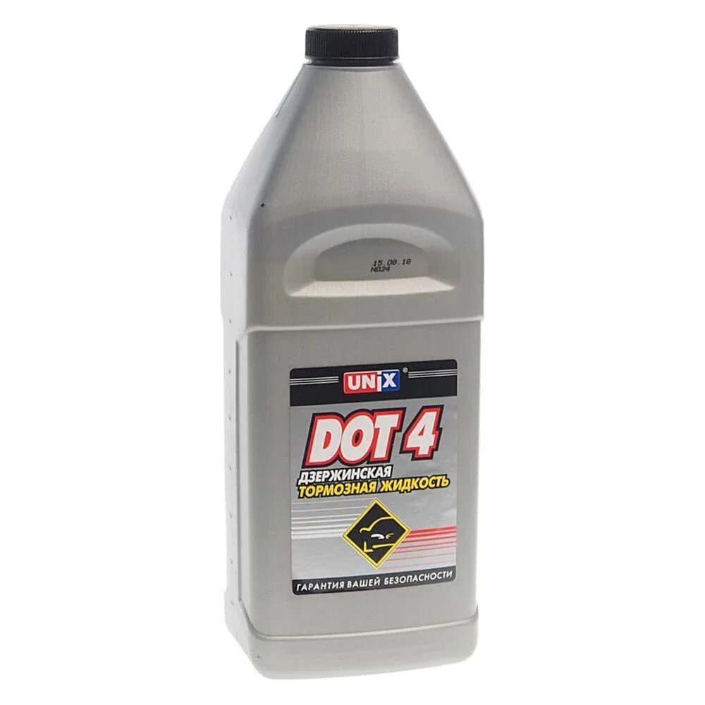 Тормозная жидкость UNIX DOT‑4, совместимость с SAE J1704, соответствие ISO 4925 Class 4, повышенная термостабильность