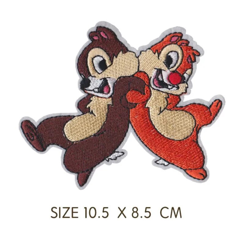 Нашивка Chip 'n Dale, 10.5 x 8.5 см, Коричневый, CMX-17