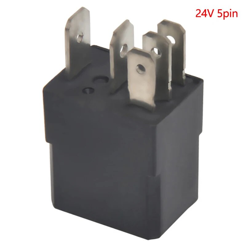 Автомобильное реле 40A 12В/24В 4-контактный 5-контактный маленький водонепроницаемый 24 v 5 pin