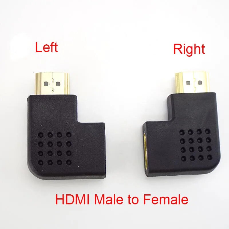 HDMI переходник 90 градусов "лево/право"