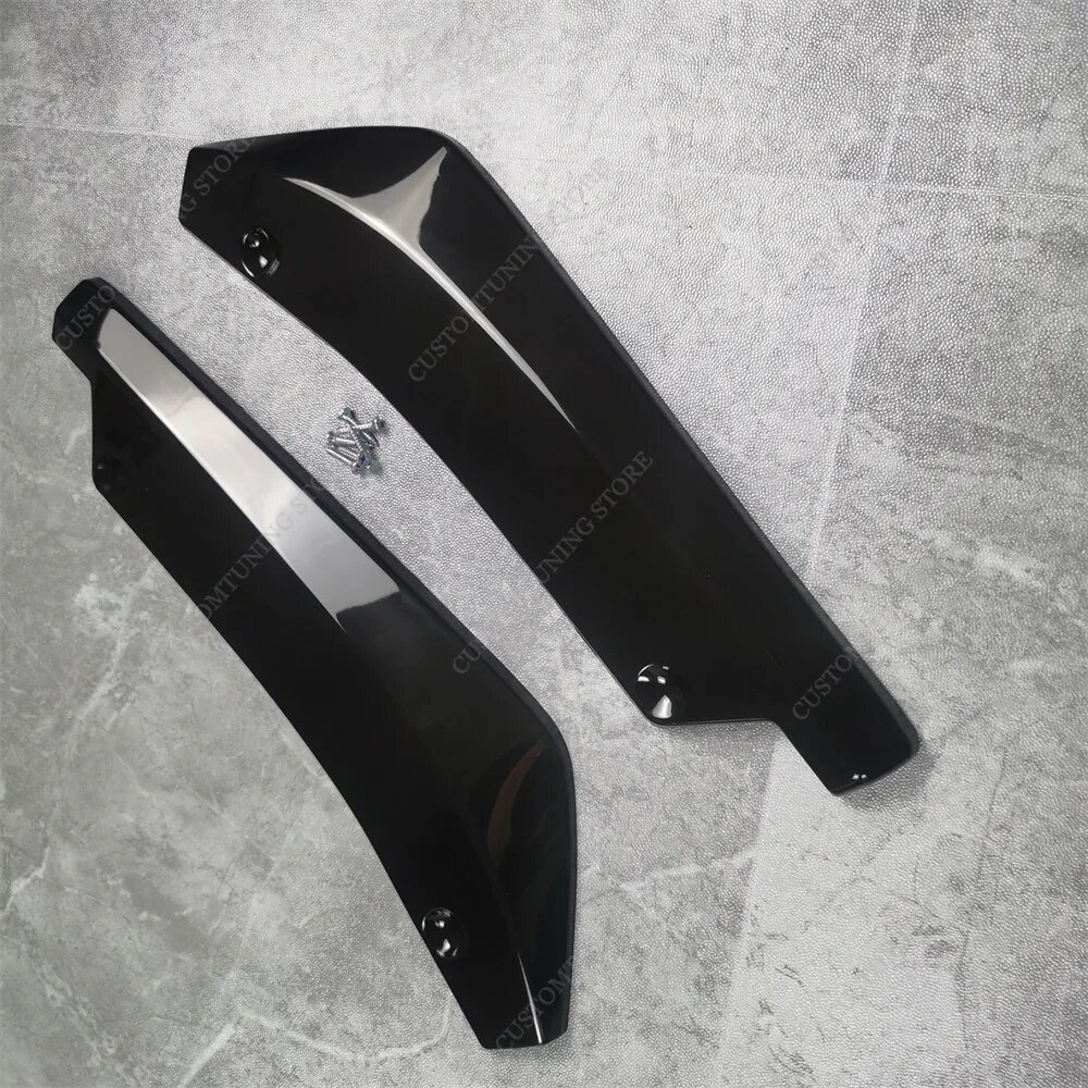 Глянцевый черный задний бампер, боковые разветвители для BMW F32 420i 425i 425d 430i 430d 440i M Sport Coupe 2014-2020 Bodykits Tuning