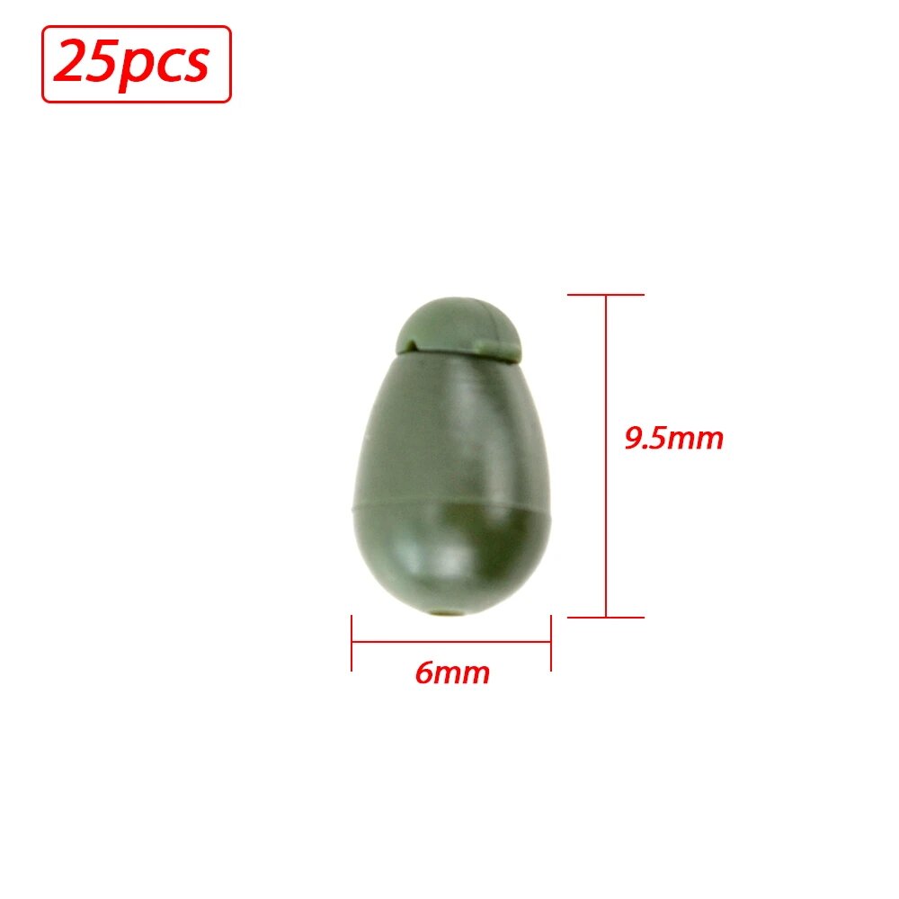 25 шт, быстросменные бусины, снасти для ловли карпа, крючки, звенья, метод кормушки, аксессуары для рыбалки AG133