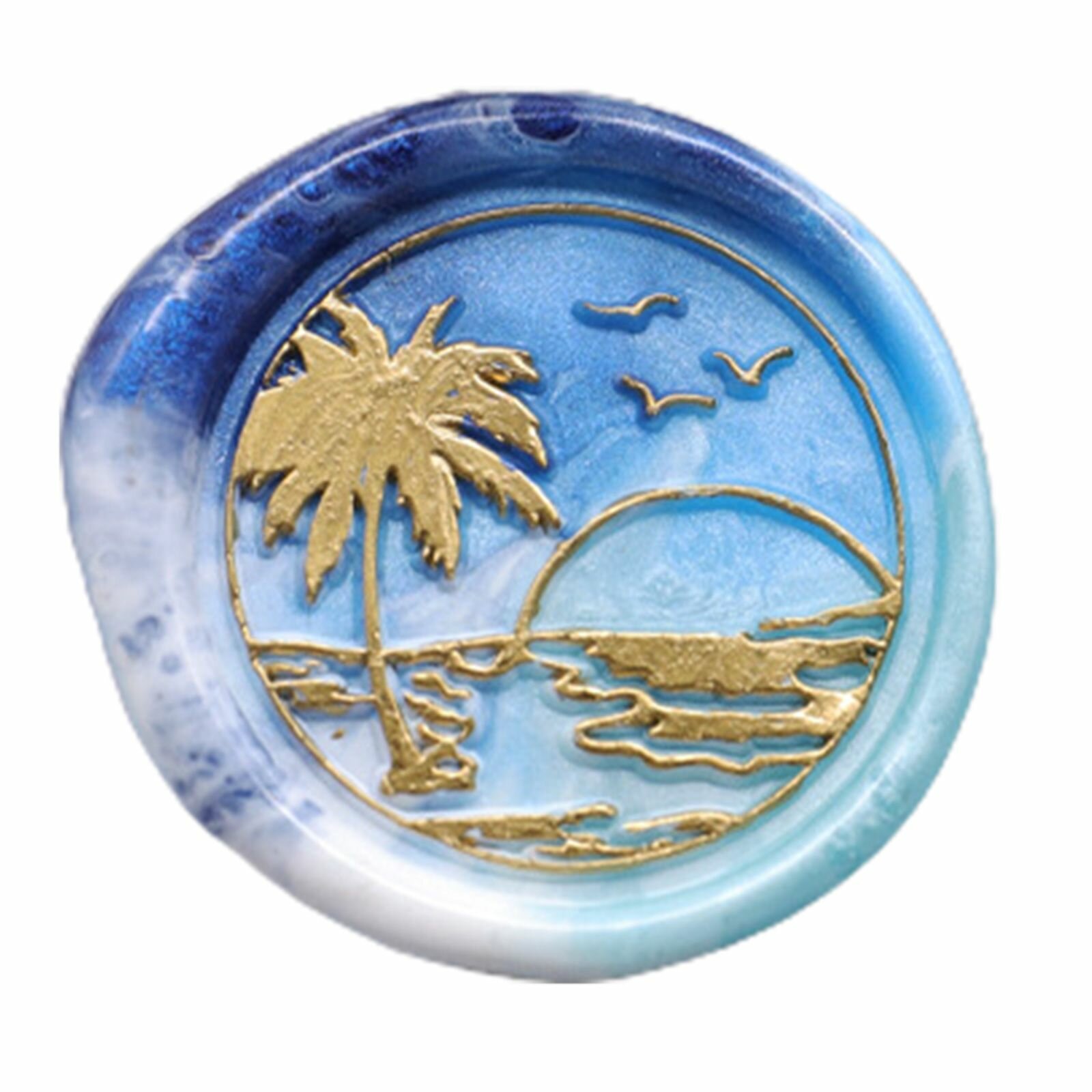 Штамп декоративный, Серия восковых печатей Гавайи - 12, один,