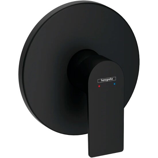 Смеситель для душа Hansgrohe Rebris E монтаж с iBox universal, матовый черный