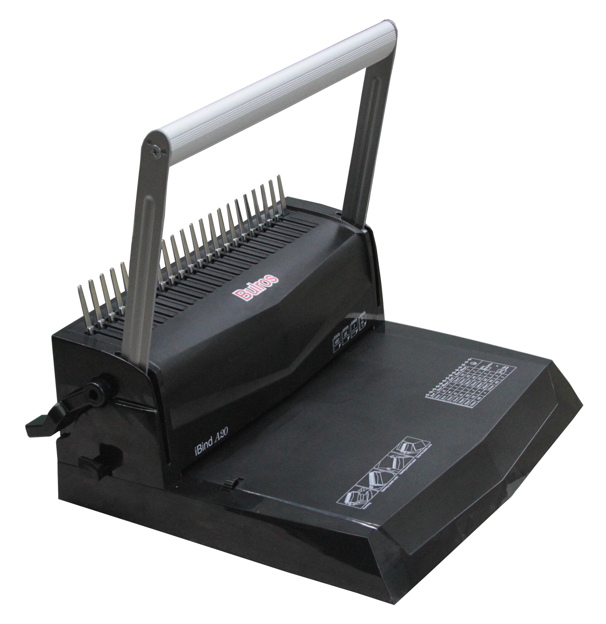 Переплетчик Bulros iBind A-20 на пластиковую пружину, 20/450 листов, A4 (297мм)