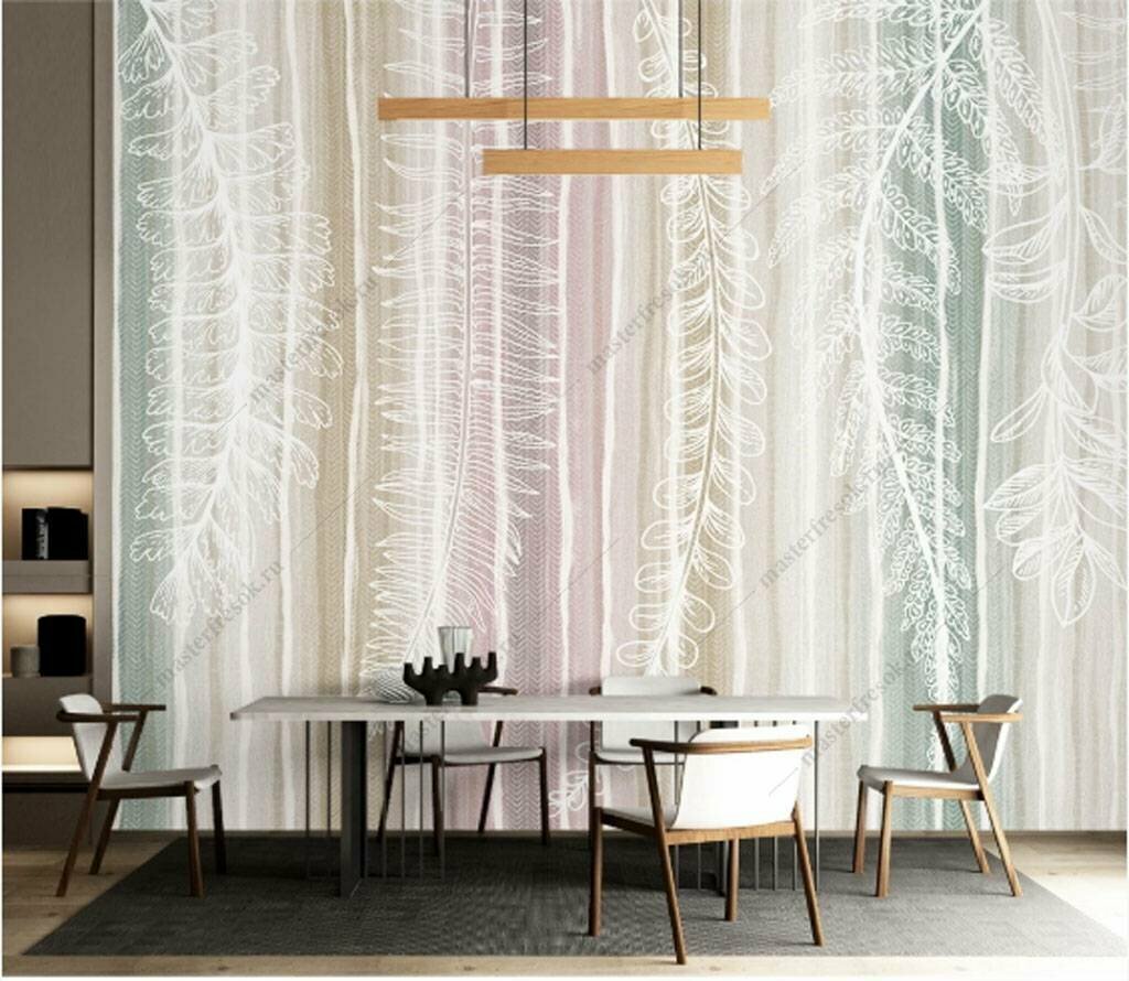 Фотообои Светлый фон 15-832-M 275 х 470 см (ВхШ) Бесшовные, флизелиновые, влагостойкие обои MasterFresok