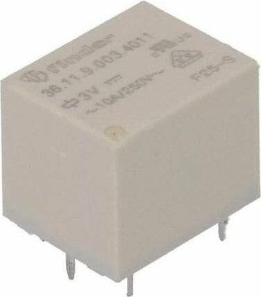 Реле FINDER 36.11.9.003.4011 Реле электромагнитное субминиатюрное SPDT 10A 1шт
