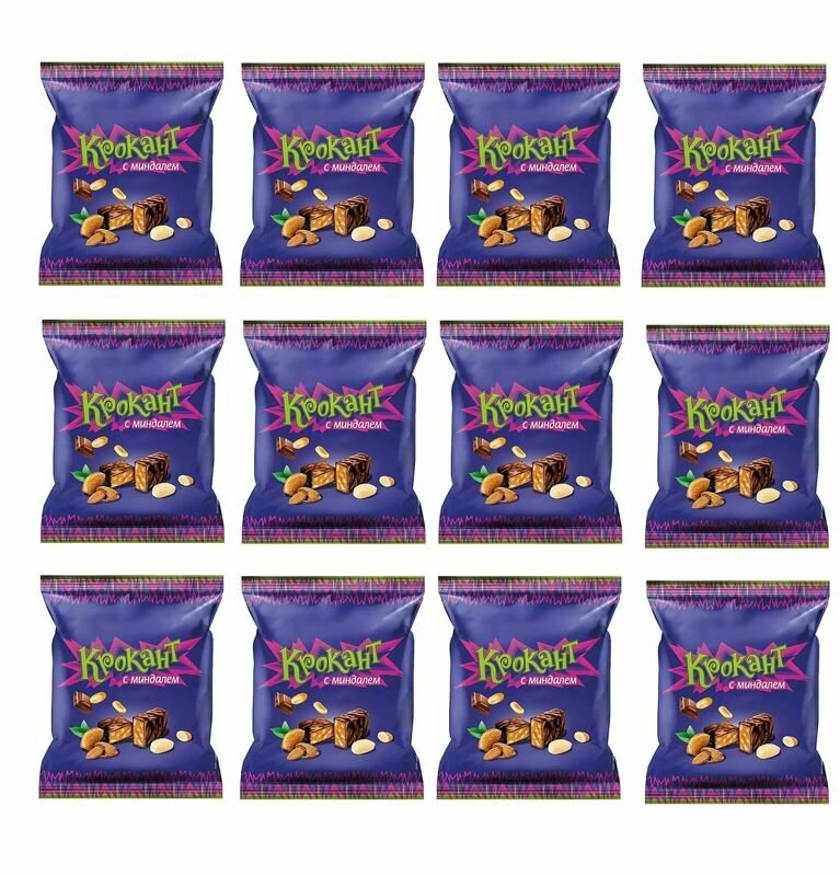 KDV Конфеты Крокант, 180 гр, 12 уп.