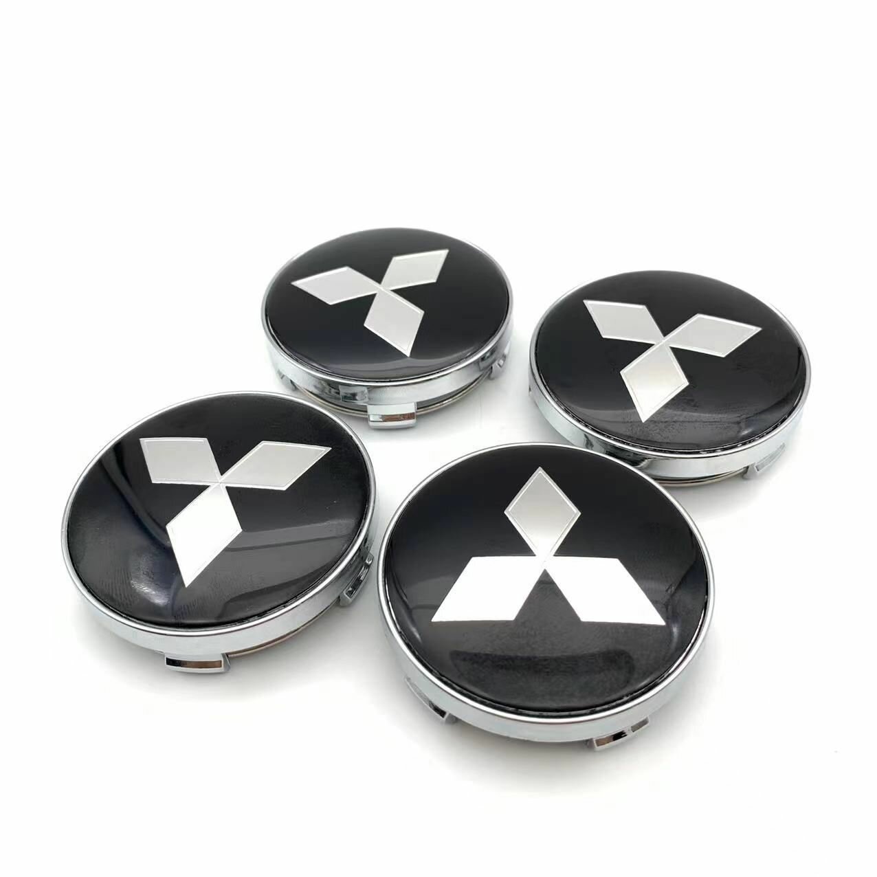 Колпачки на диски Mitsubishi 60/56/10 — пылезащитные колпаки ступицы, комплект 4 шт, проверьте размер для дисков