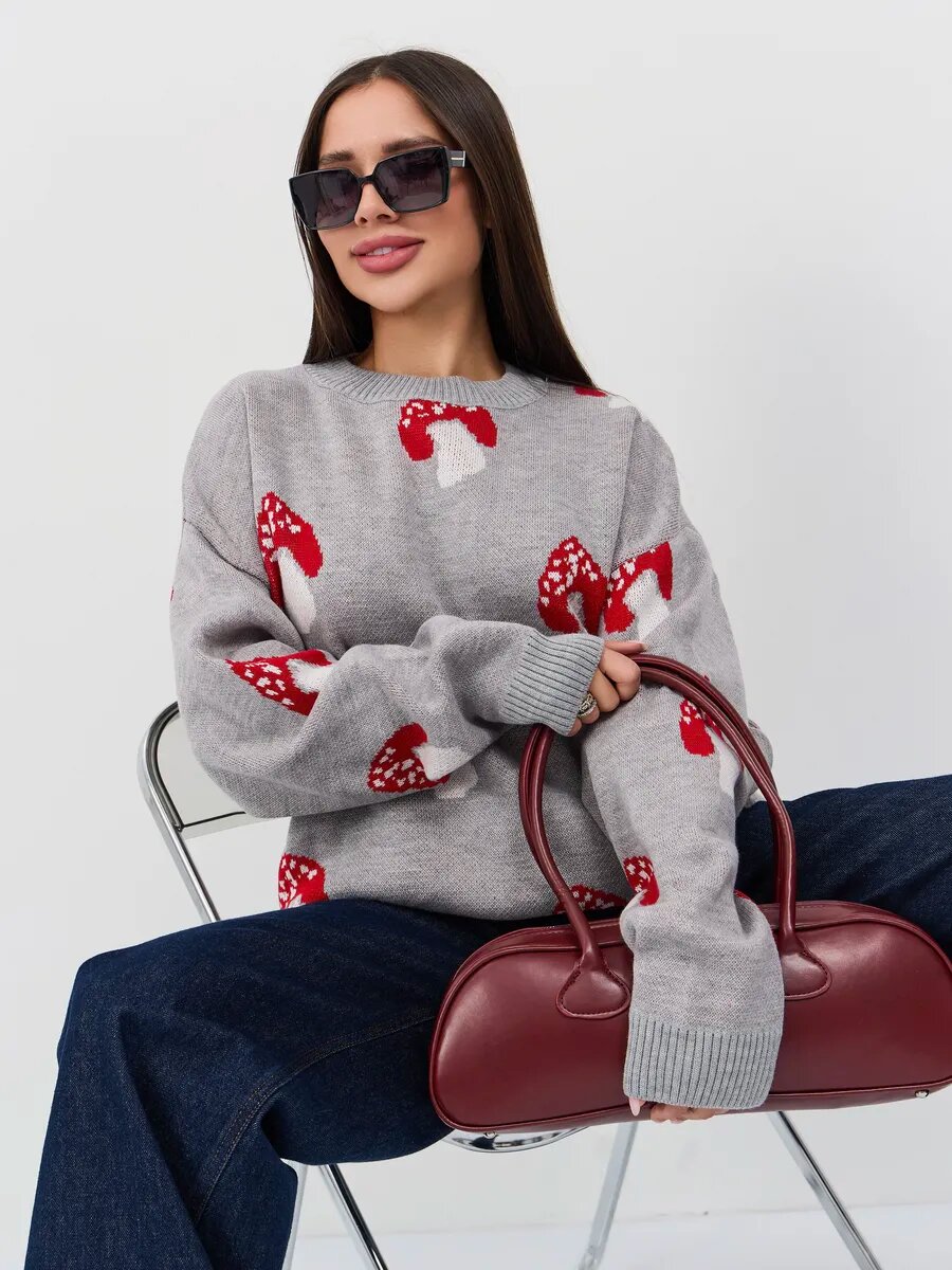 Джемпер Мухоморы