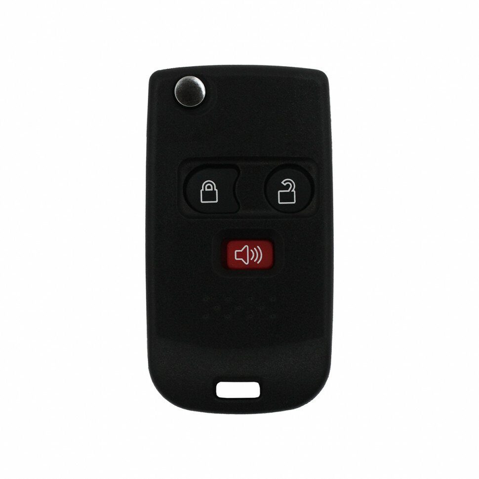 Корпус выкидного ключа для тюнинга оригинальных брелоков Ford американских моделей, 3 кнопки, лезвие FO38 по каталогу SILCA