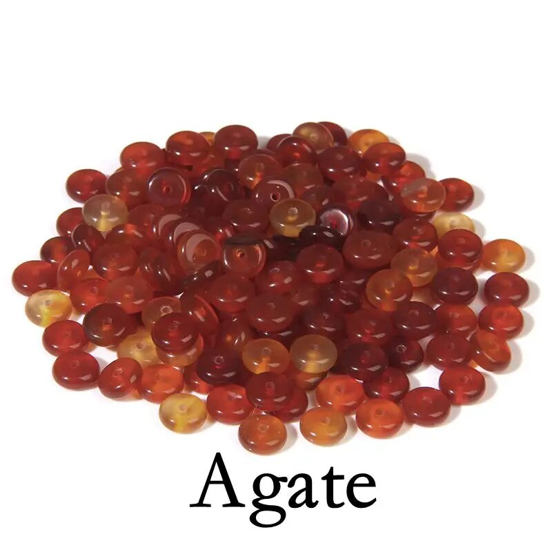 Бусины из натурального камня 2x6 мм RISYF Бордовый, About 80PCS, 15 Agates