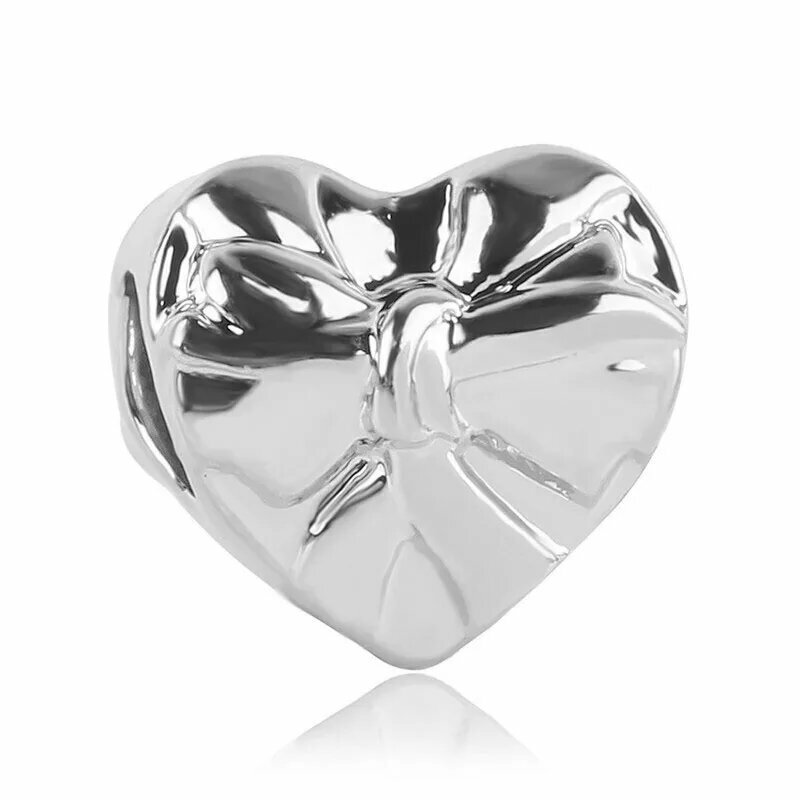 LENNIK Браслеты с подвесками сердце silver bow heart