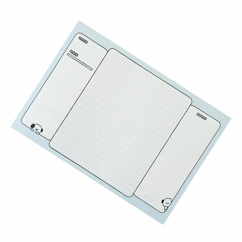 (1 книга) Двусторонний студенческий блокнот-горизонтальная версия