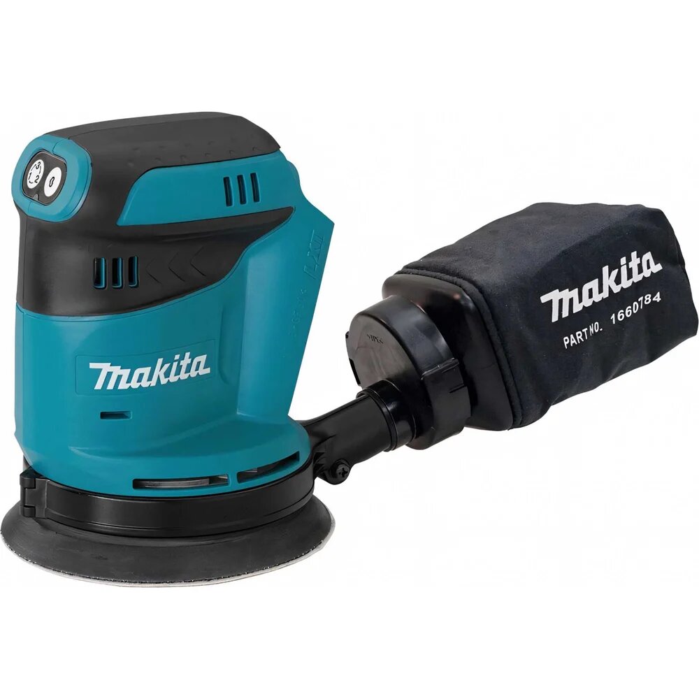 Эксцентриковая шлифмашина Makita LXT DBO180Z без аккумулятора, 7000-11000 об/мин, 125 мм, профессиональная, бесщеточный