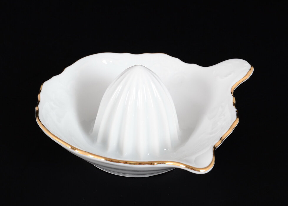 Соковыжималка для цитрусовых 10 см "Bernadotte" белый узор 1 шт. Чехия