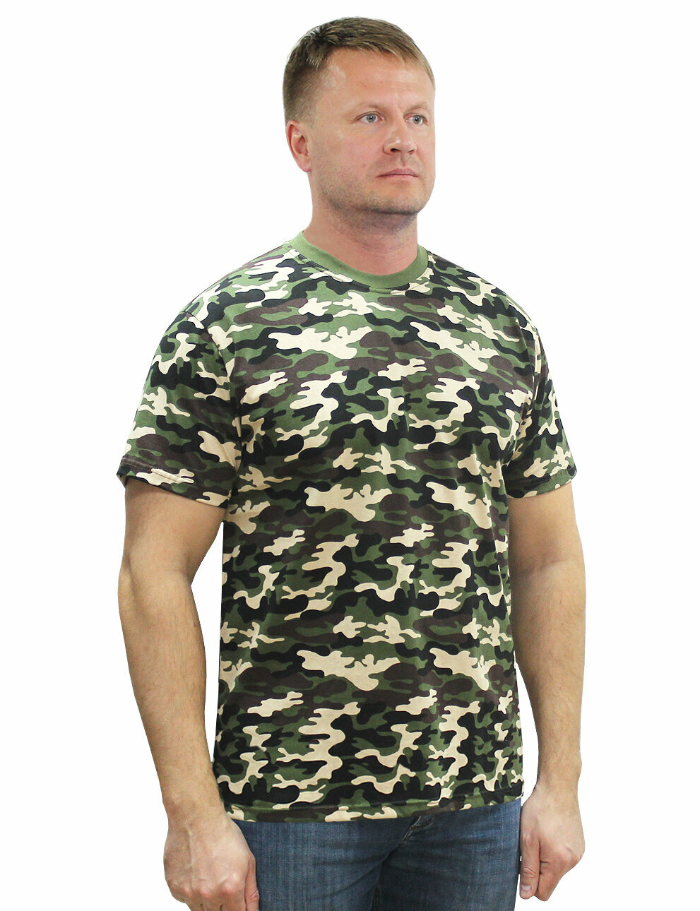 Футболка камуфляжная охотник рыболов