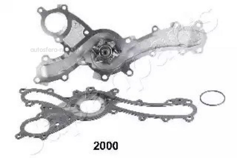 JAPANPARTS PQ2000 Водяной насос LEXUS GS 2012-, IS 2005-