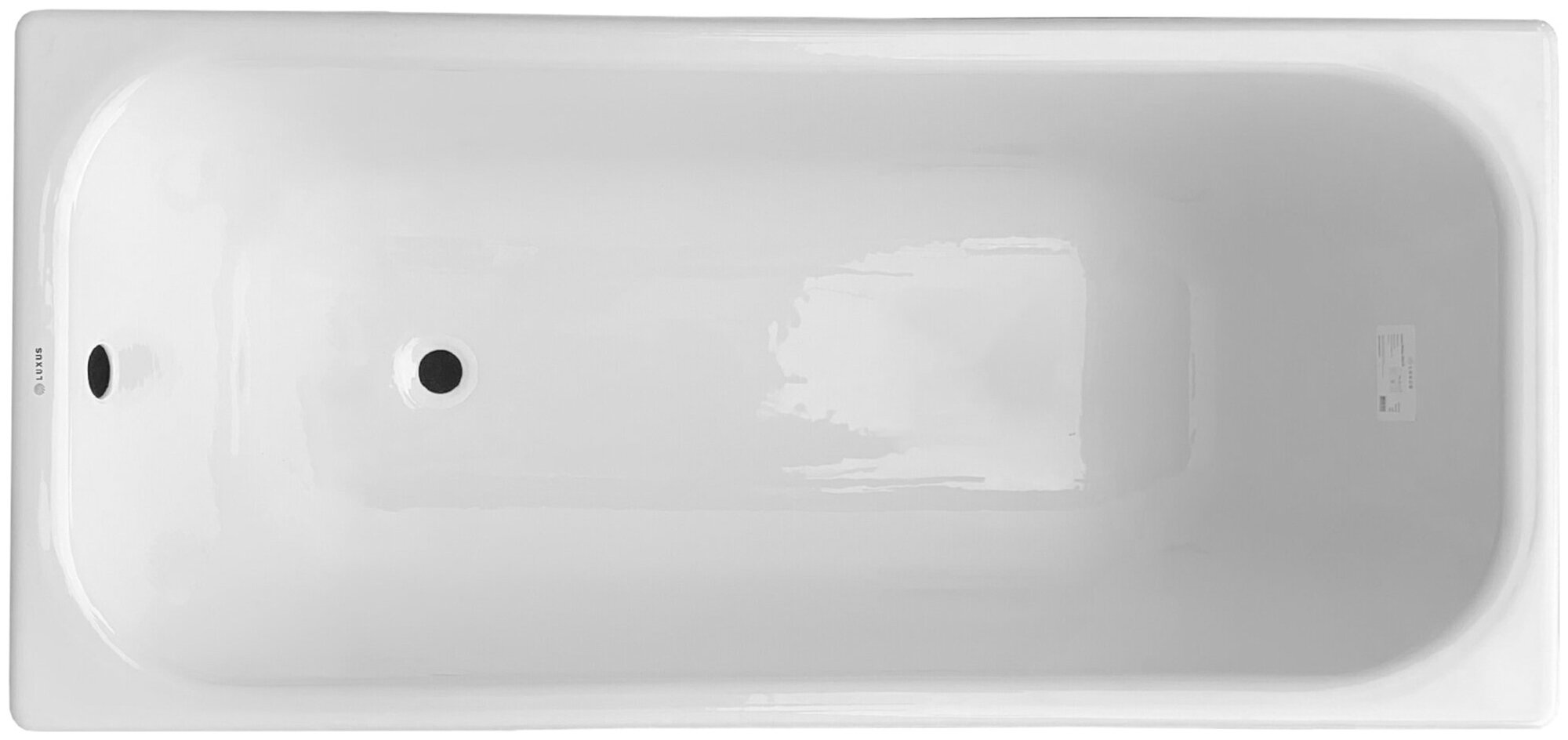 Чугунная ванна Luxus White 160x75