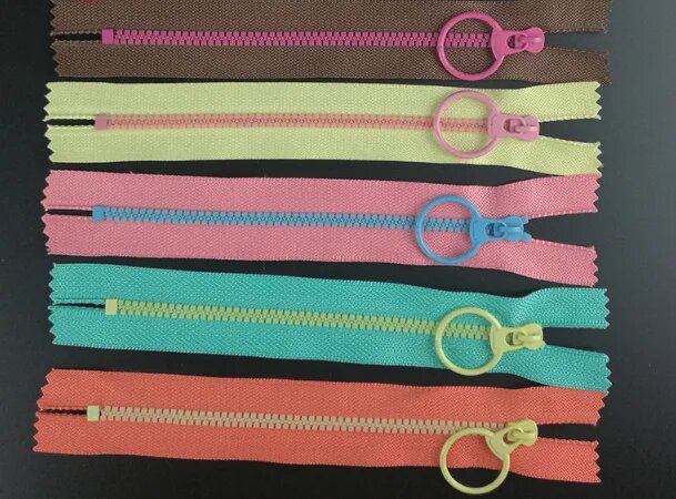 Молнии из смолы 5 шт, 15-35 см Розовый, 5Pcs mix colors 5, 35cm