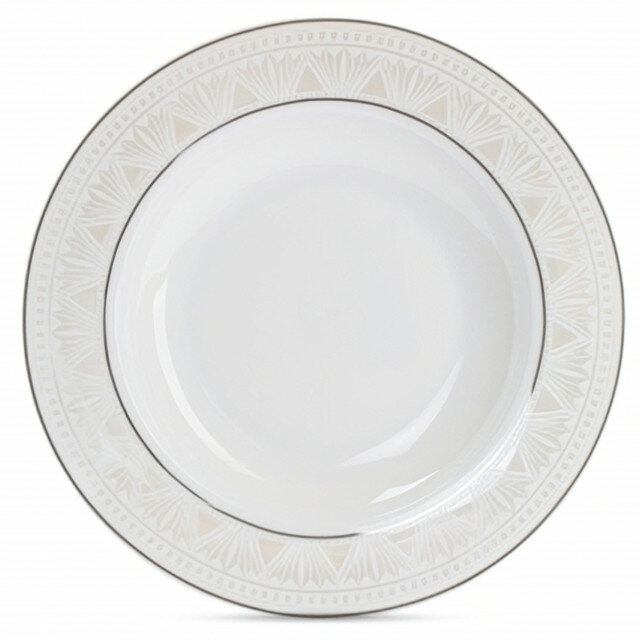 FIORETTA Gatsby 23 см глубокая тарелка фарфор для сервировки обеда и ужина дома