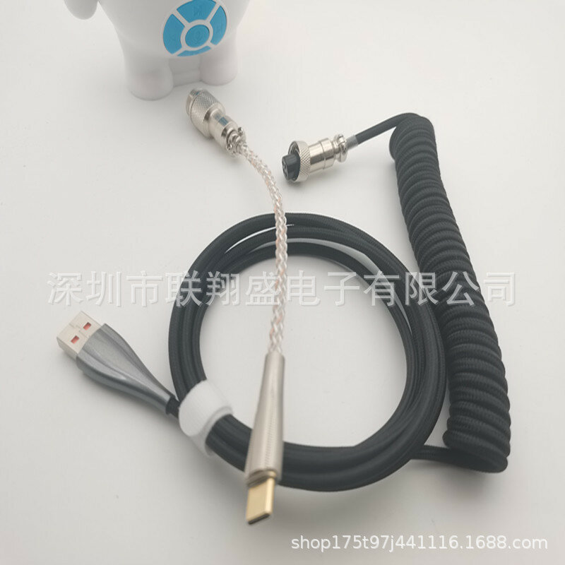 Кабель для передачи данных, точечный металлический интерфейс, 1,8 м, плетеное звездное небо, черный