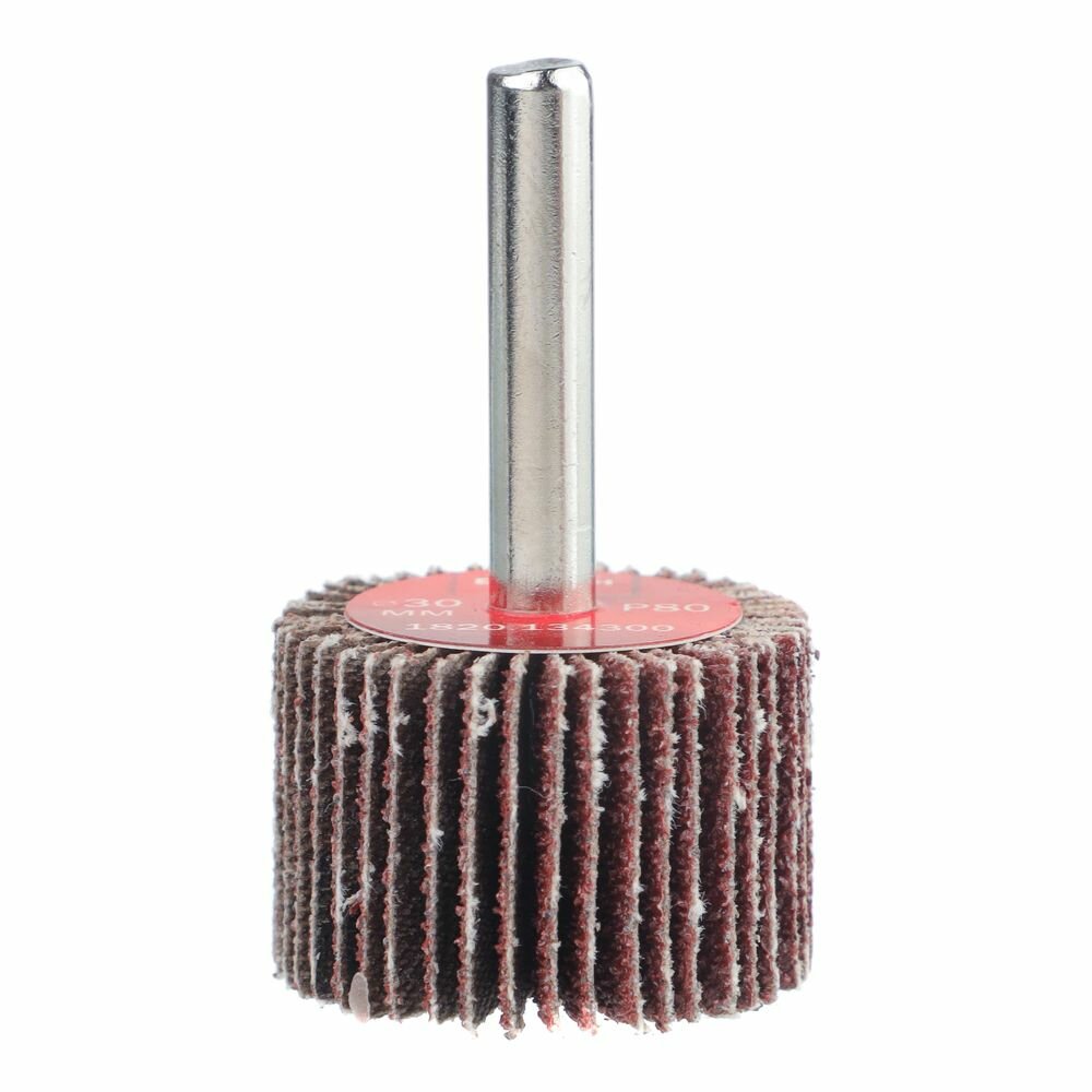 Шлифовальный круг лепестковый радиальный P80, 30х20 мм