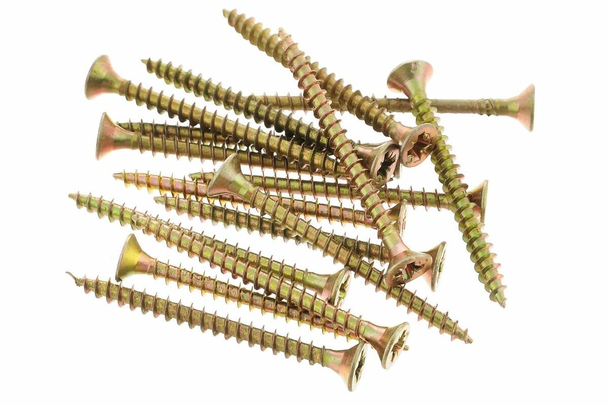 Саморез потай ж. цинк 4,3x80 мм. ТX 20, (20 шт), EuroTec