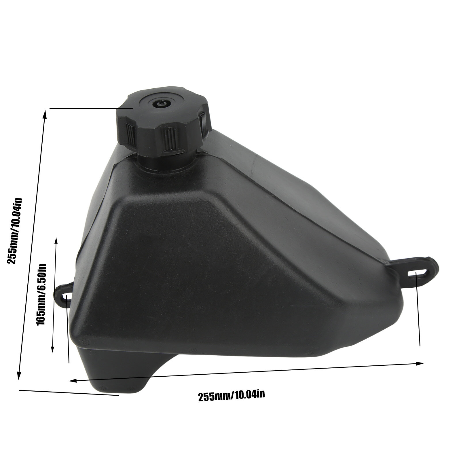 Черный бензобак для бензина из АБС-пластика с крышкой для 4-тактного 50cc 70cc 90cc 110cc 125cc китайского квадроцикла