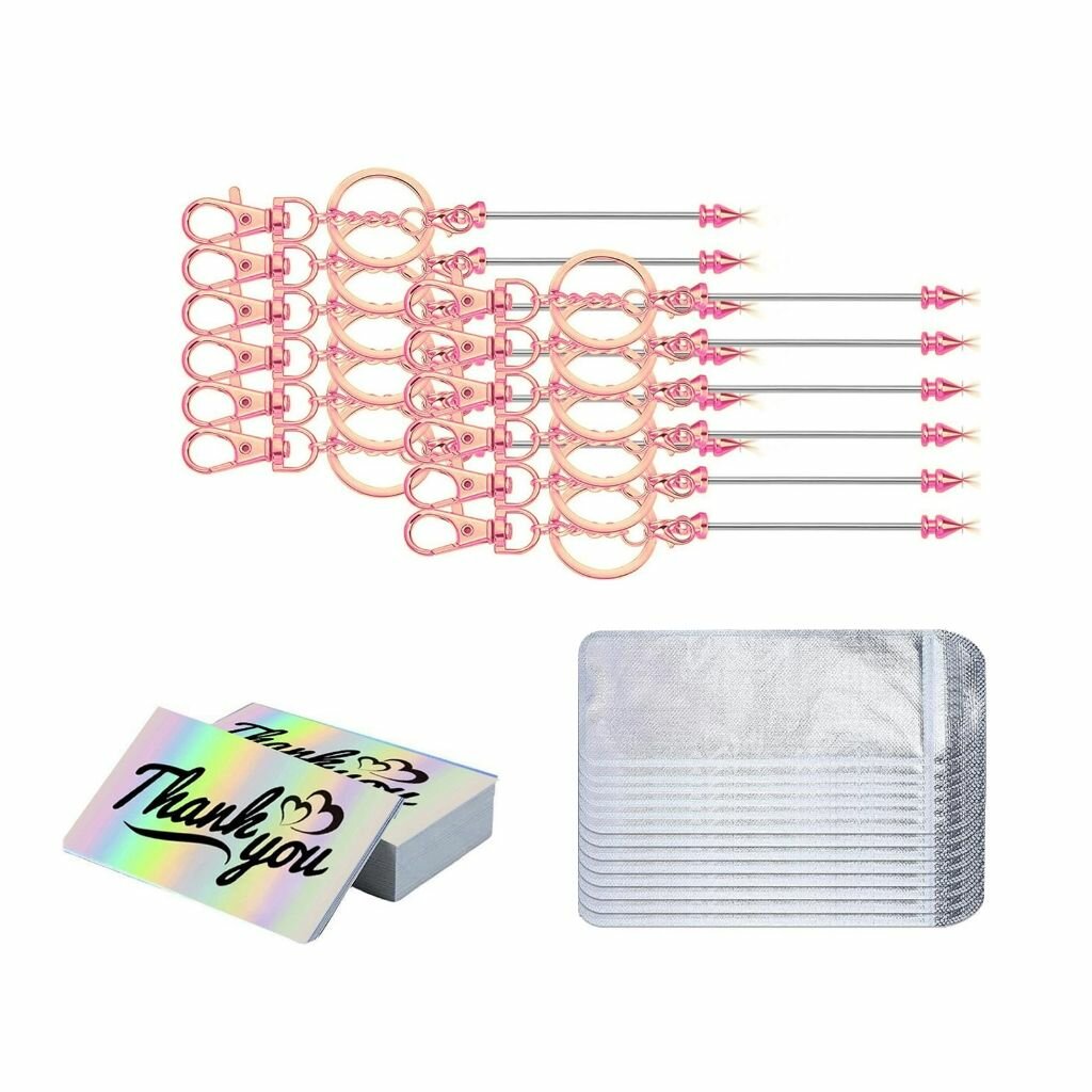 12 шт, брелки из бисера с карточками и сумками, аксессуары сплава разных цветов, принадлежности для изготовления ювелирных изделий