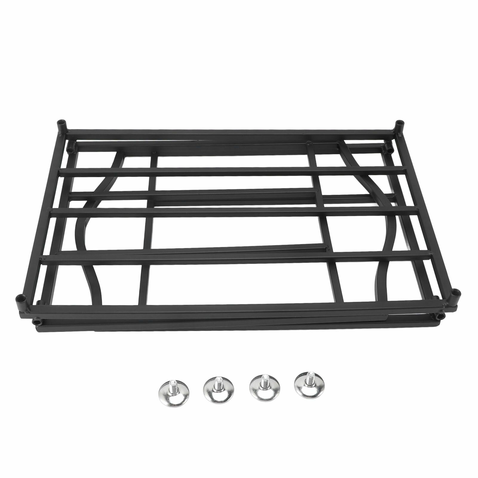 Сверхмощный железный держатель для дров с противоскользящими ножками, стеллаж для хранения дров в помещении и на открытом воздухе, прочная железная конструкция