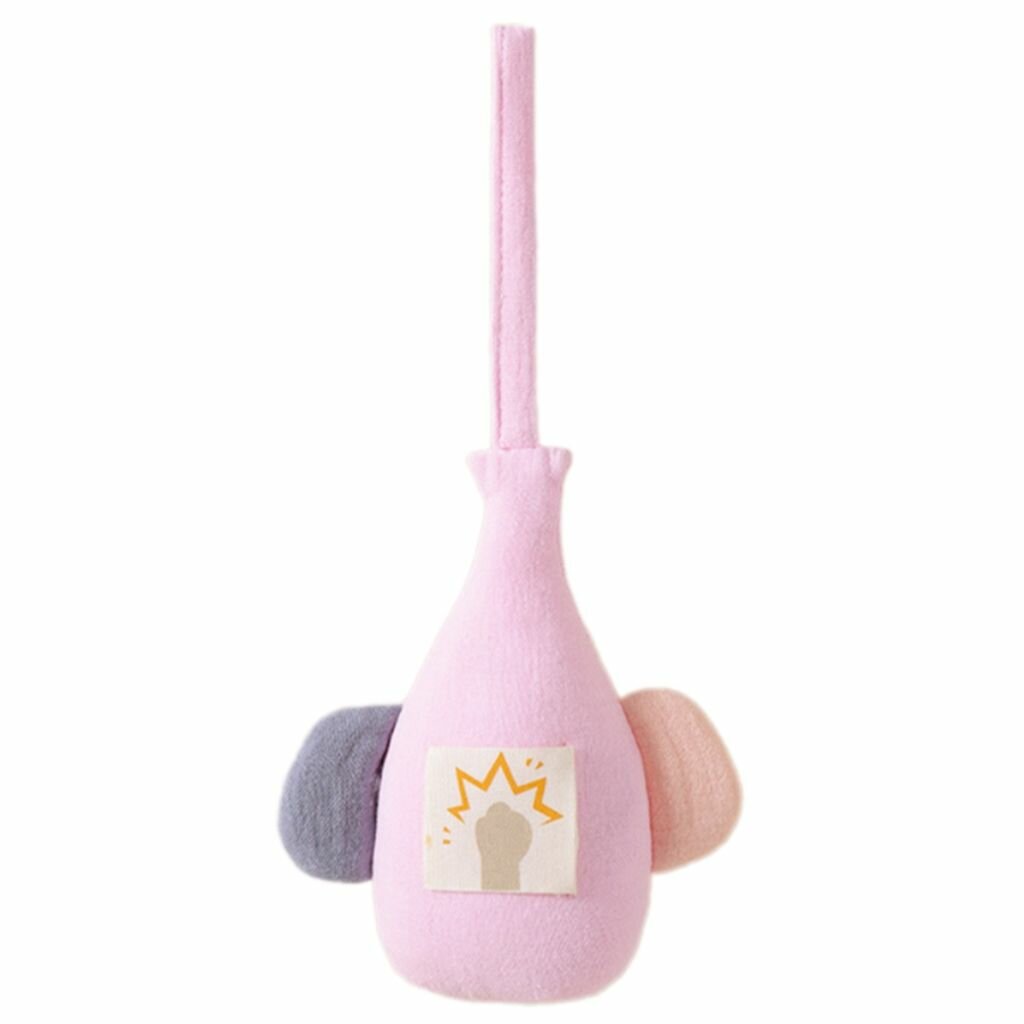 Детское полотенце, Игрушка для успокоения с кулаками для младенцев - пурпурно-розовая