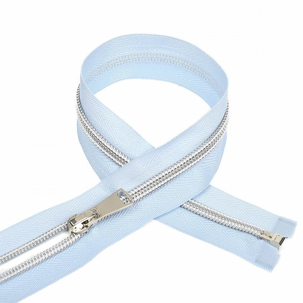 Молния MaxZipper спираль, 65 см, цвет S350, светло-голубой, упаковка 50 штук