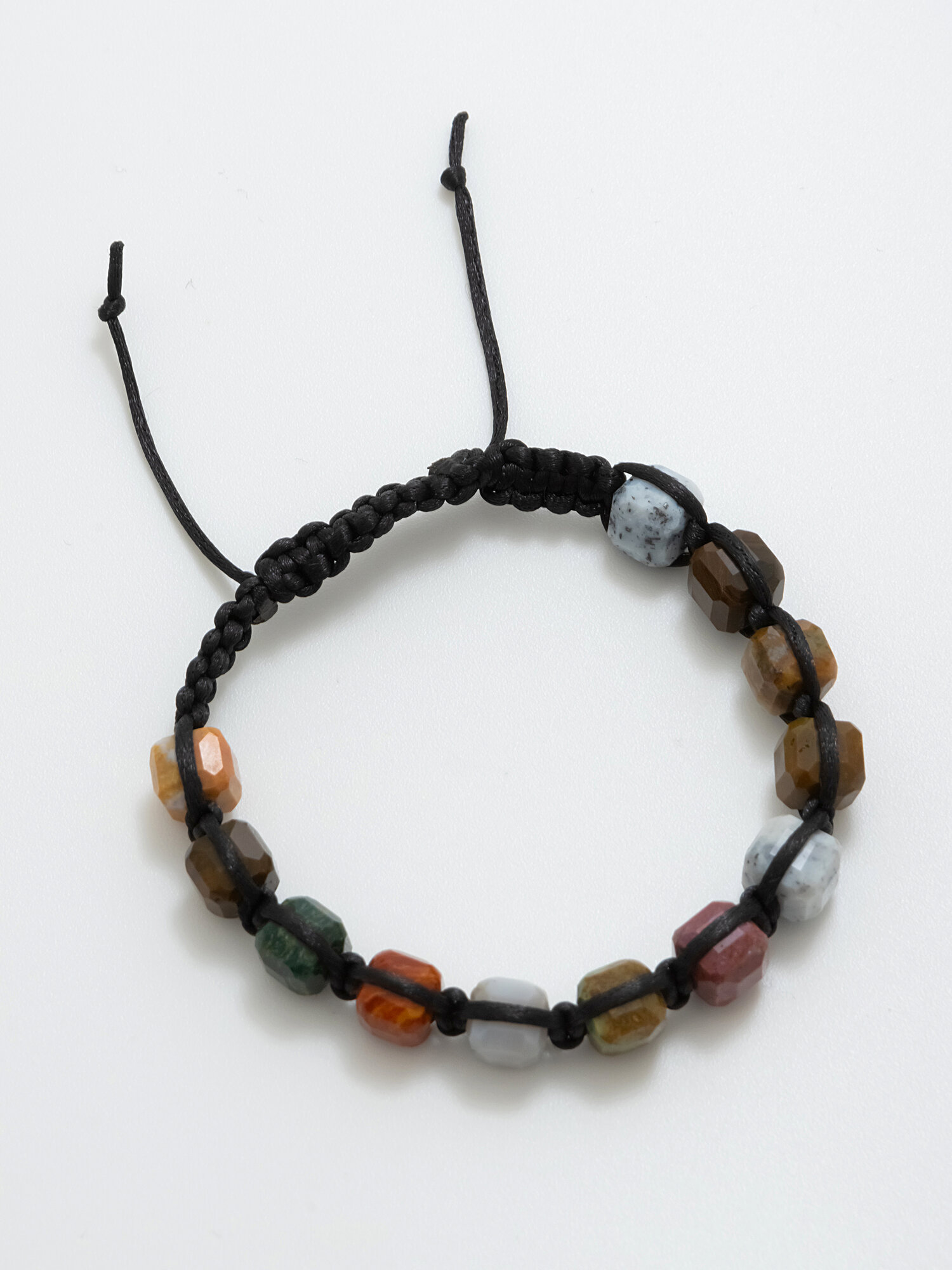 Плетеный браслет, яшма