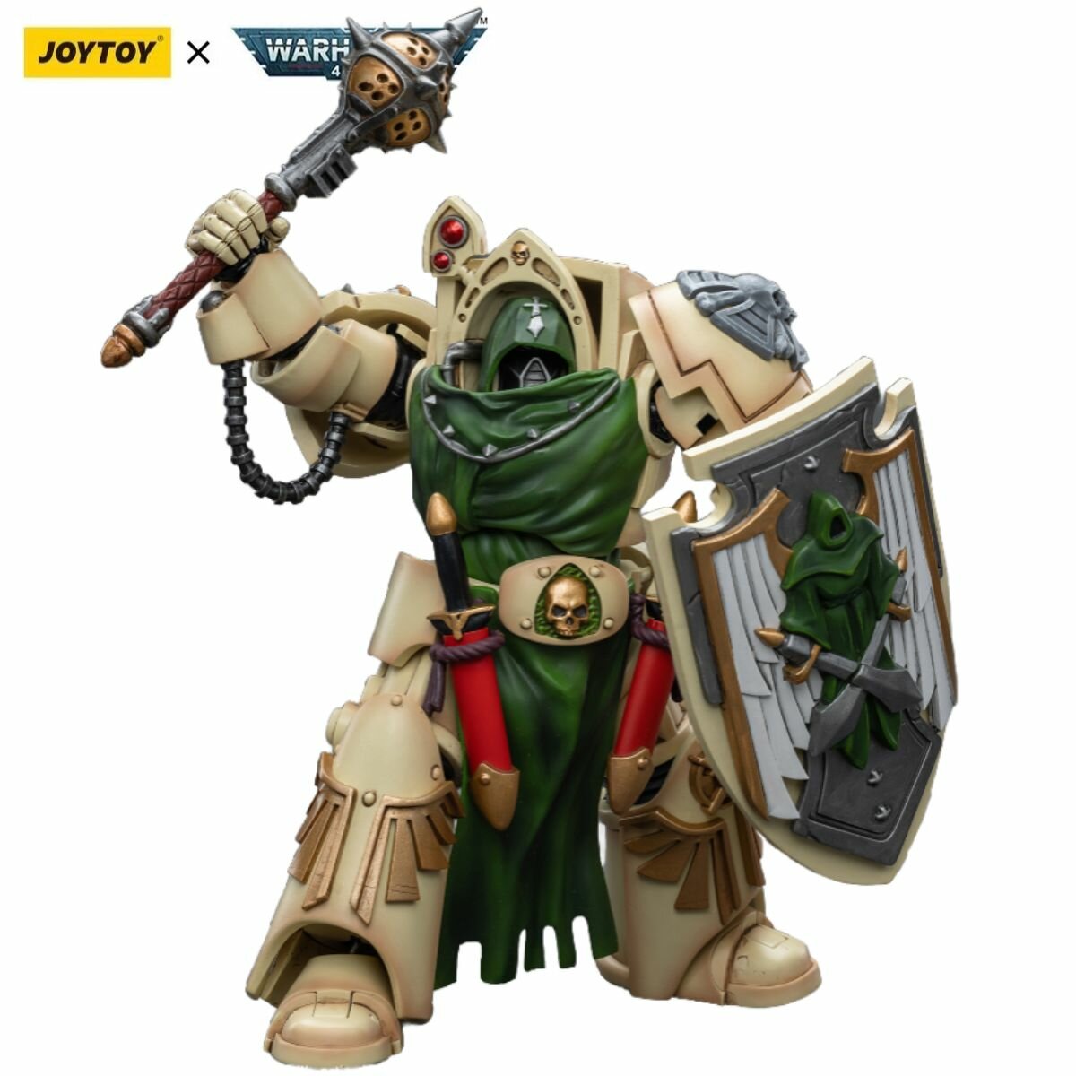 Подвижная фигурка Warhammer 40000 JOYTOY 1/18 Dark Angels Deathwing Knight with Mace of Absolution 2