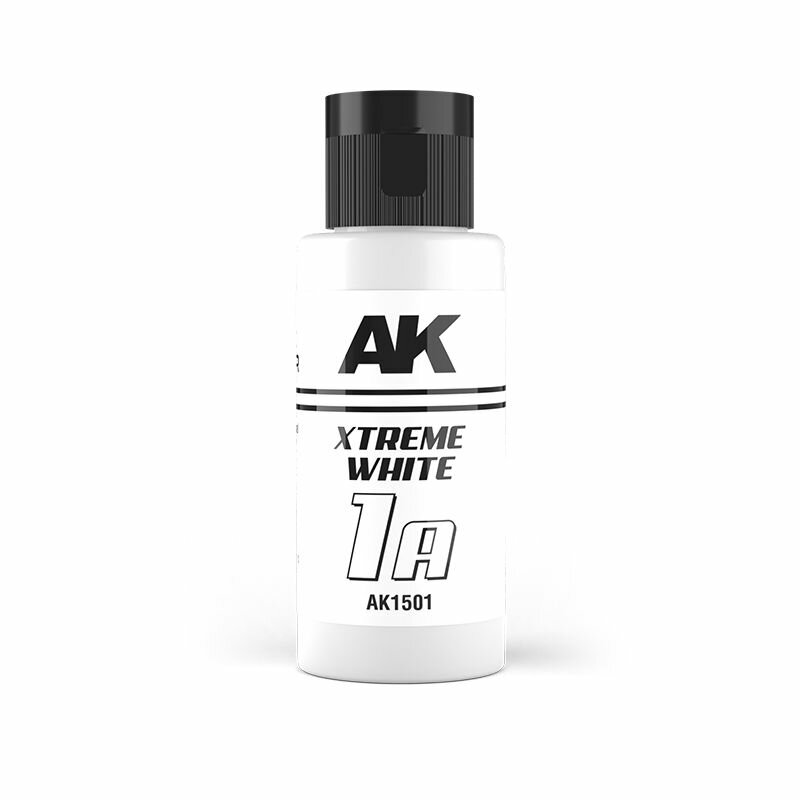 Акриловая краска AK Interactive - Dual Exo 1A - Xtreme White (60мл)