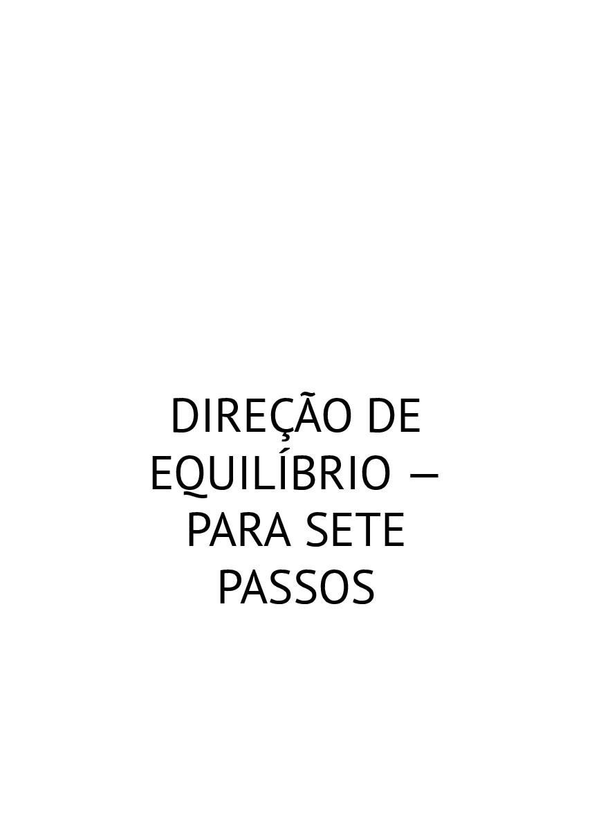 Direção de equilíbrio  — para sete passos — фото 1