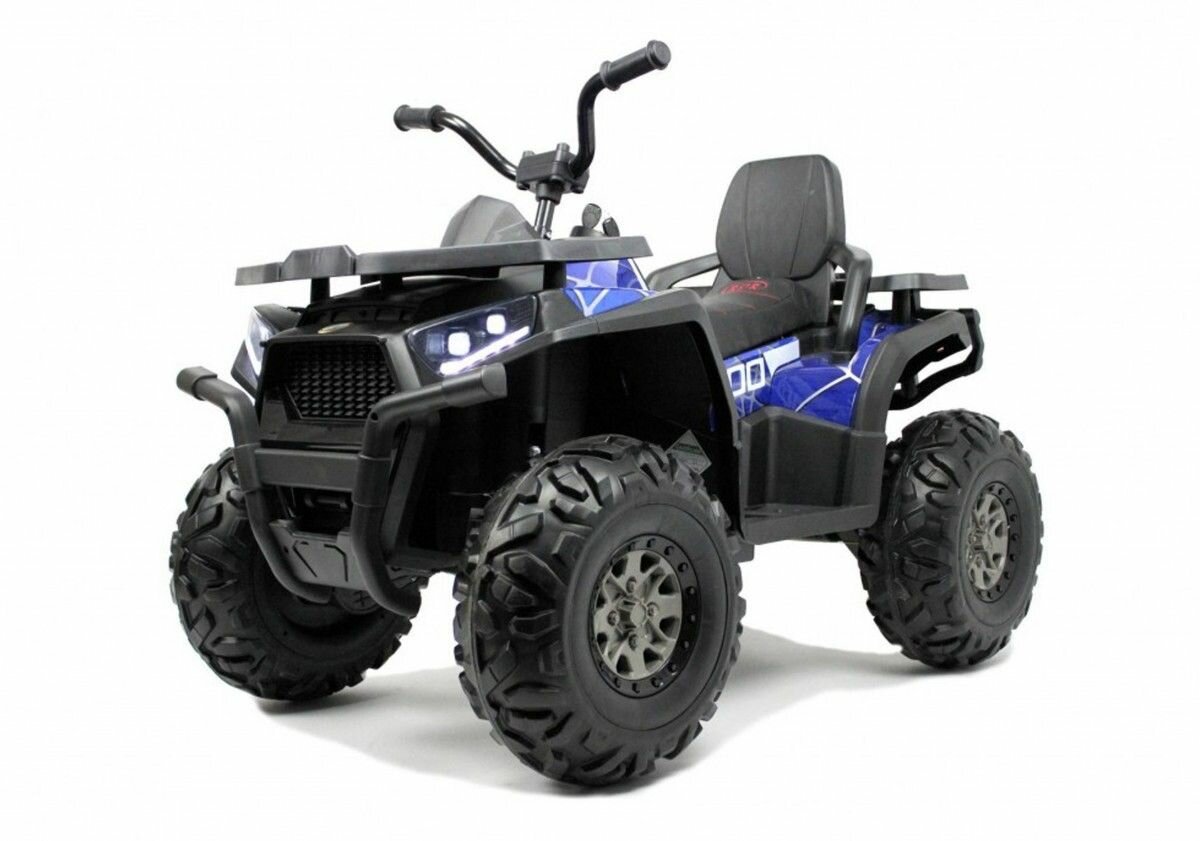 Детский электроквадроцикл Rivertoys H999HH синий Spider с дистанционным управлением
