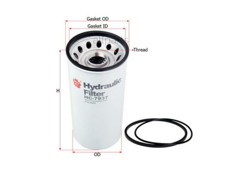 SAKURA HC7937 фильтр масл! гидр. H270 D123 1 1/2'X16 UN-2B \ Pall