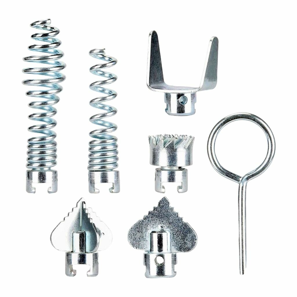 Набор инструментов, Инструмент для прочистки труб, белые насадки, 1 комплект из 7 предметов