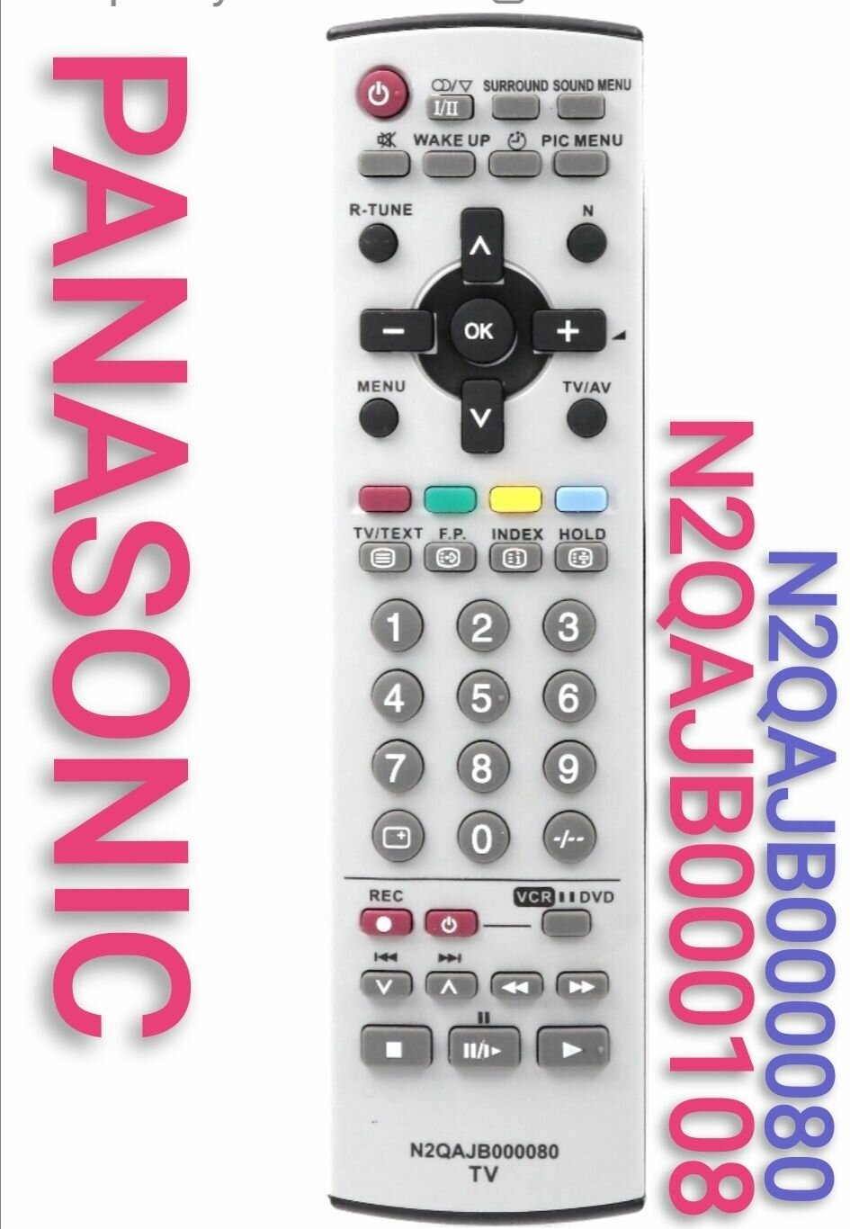 Пульт N2QAJB000108 для PANASONIC/панасоник телевизора /N2QAJB000080