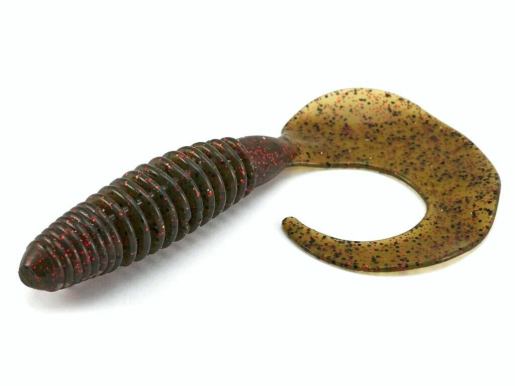 Приманки рыболовные силиконовые Твистеры съедобные lucky john Pro Series CRUSHER GRUB 3,9in (09.90)/PA03 5шт. набор снастей для зимней и летней рыбалки резиновые рыбки, искусственные наживки