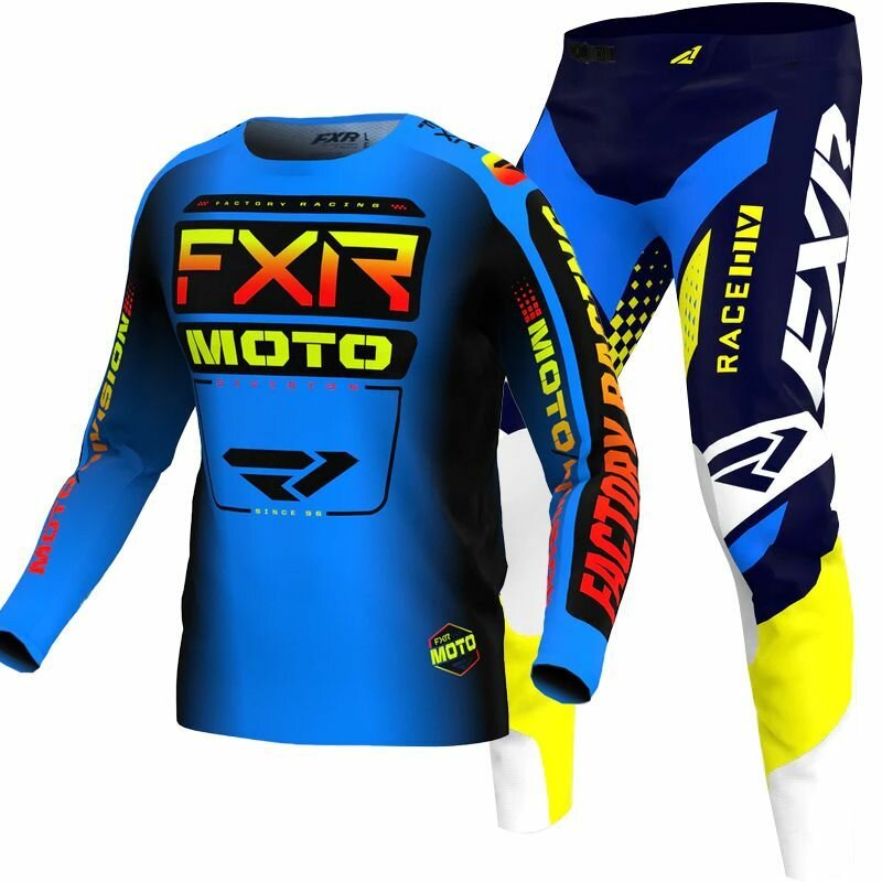 Новый 2023 FXR эндуро комплект снаряжения для мотокросса mx трикотажные штаны мотоциклетная одежда mtb carracing костюм Off Road