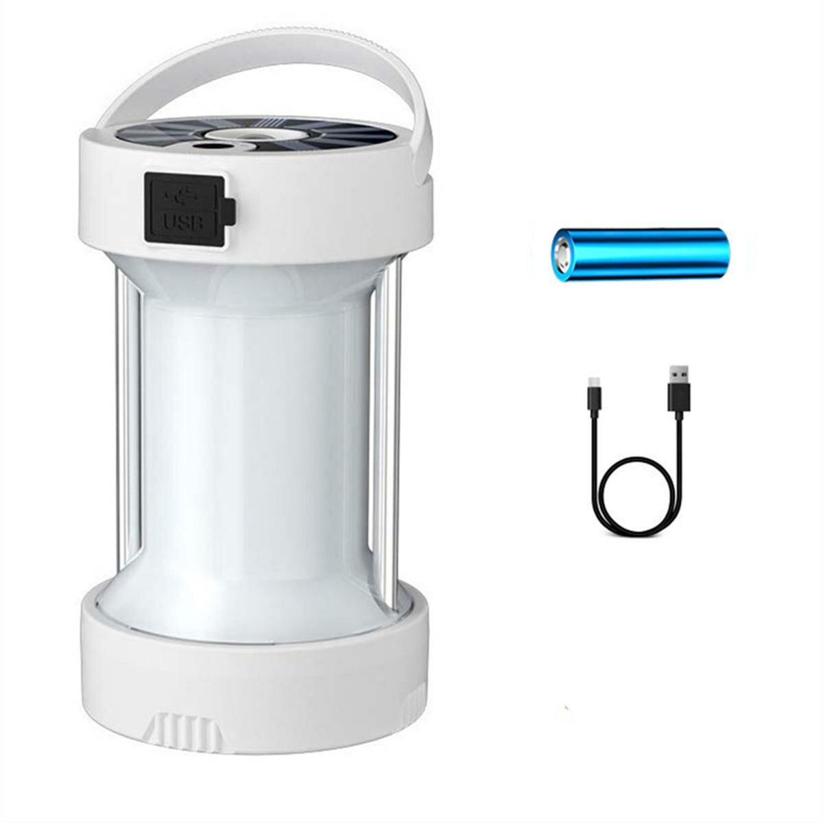 Светодиодные аварийные огни Портативные фонари Прожекторы Аккумуляторные лампы Фонарик - Белый