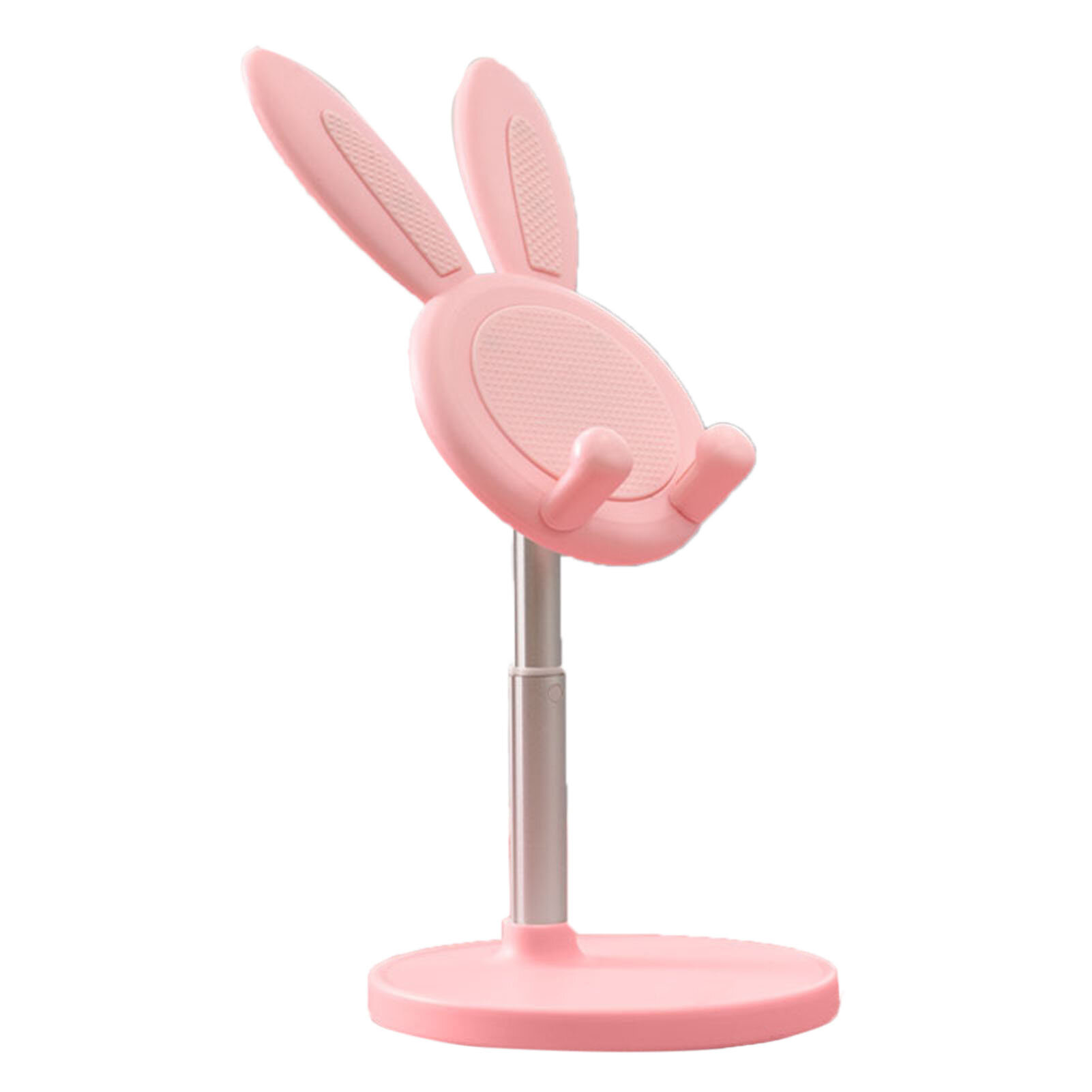Розовая подставка для телефона с милым кроликом, регулируемая по высоте, портативная подставка для сотового телефона для домашнего офиса, настольного использования